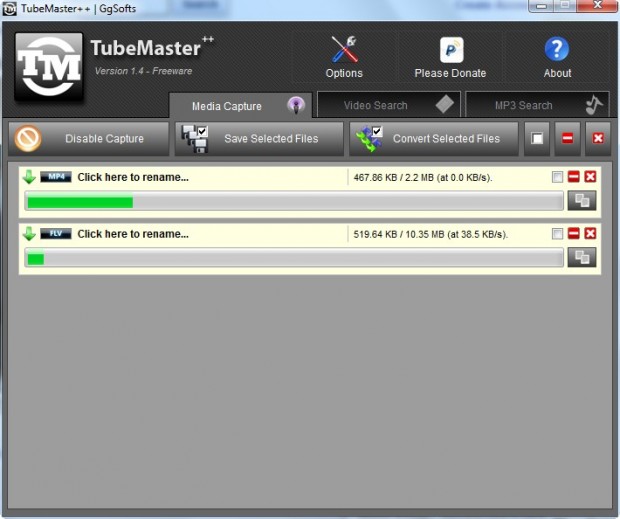 TubeMaster++: automatically download, and convert, streaming media ...