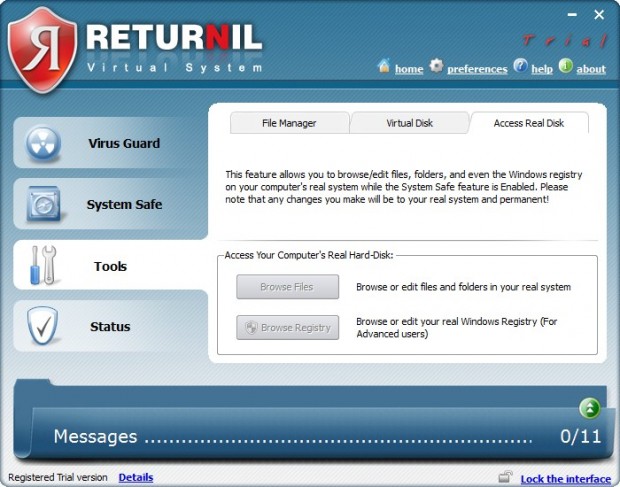 [Review] Returnil Virtual System 2010 | dotTech