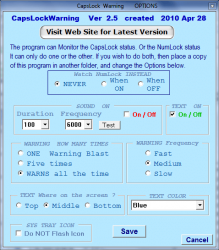 CapsLock Warning | dotTech