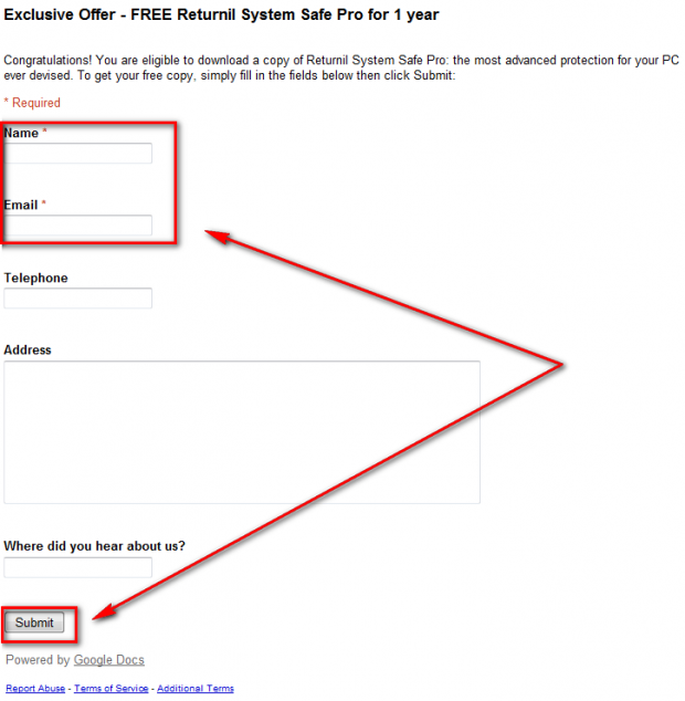 Missed out on a free 1 year license of Returnil System Safe Pro 2011? Now is your second chance ...