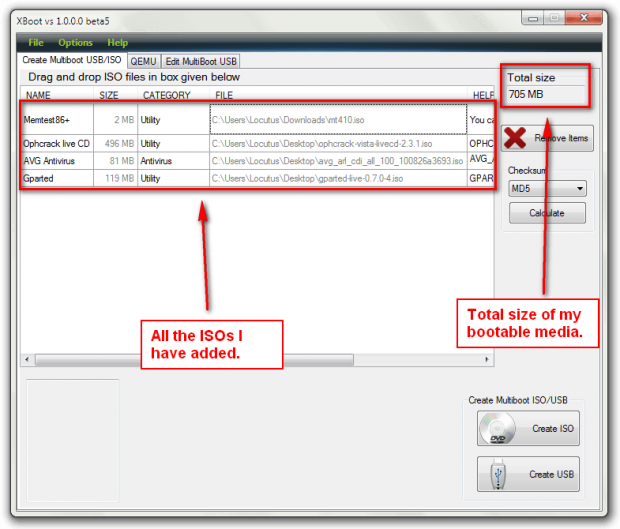 XBoot: Put multiple utilities/Linux distros/disc-based AVs on one bootable CD/DVD/USB drive ...