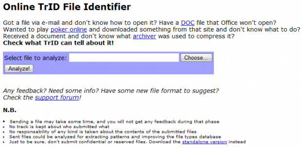 TrIDNet: Identify the file type of files without extensions | dotTech