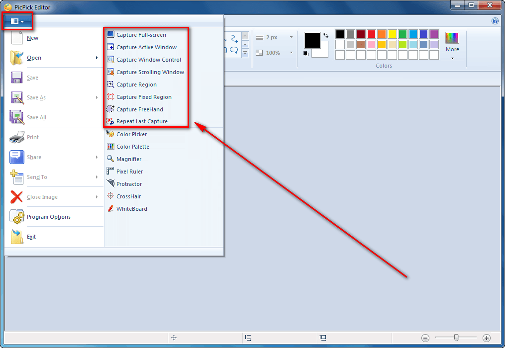 PicPick is an excellent easy-to-use, multi-function screenshot tool ...