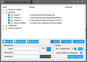 Jumplist Launcher: Excellent program launcher that mimicks Windows 7 Jump Lists | dotTech