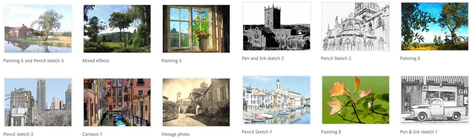 Turn your digital photos into paintings, drawings, or cartoons with ...