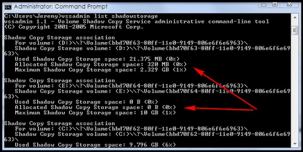 Tip: Free-up hard drive space by decreasing space used by Shadow Copy ...