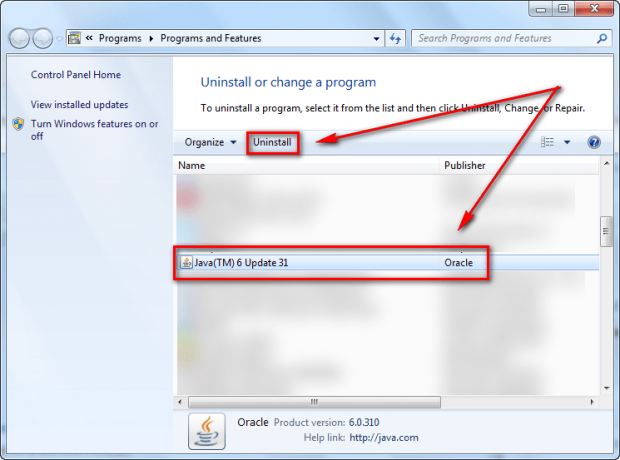 How to uninstall Java on Windows (XP, Vista, Windows 7, and Windows 8 ...