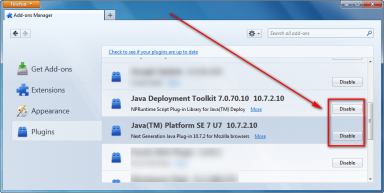 How to disable Java for Firefox, Chrome, Internet Explorer, or Opera [Guide] | dotTech