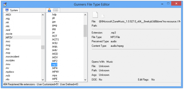 Modify file extension associations with File Type Editor [Windows ...