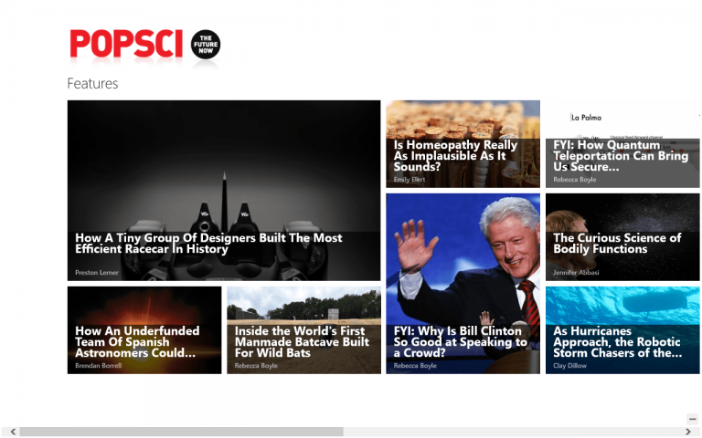 [Windows 8] Read the latest issue of Popular Science with the free ...
