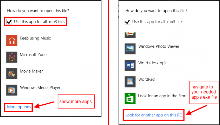 [Windows 8] How to set or change default programs for different file ...