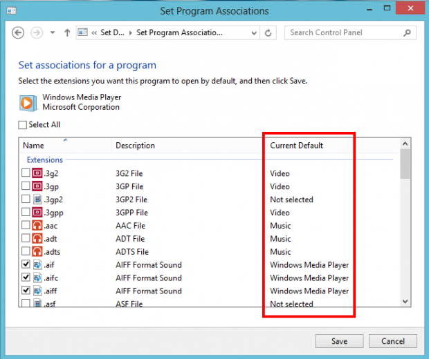 [Windows 8] How to set or change default programs for different file ...
