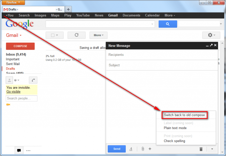 How to disable Gmail’s new compose-new-email pop-up window [How-To Guide] | dotTech
