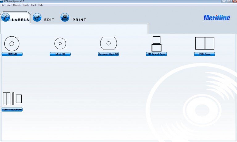 [Windows] Easily create labels for your CDs, cases, DVD booklets, etc ...