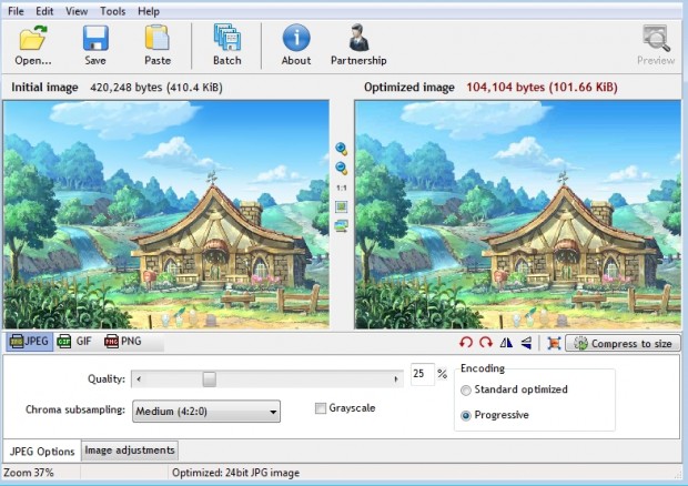 [Windows] Compress images and photos with Radical Image Optimization ...