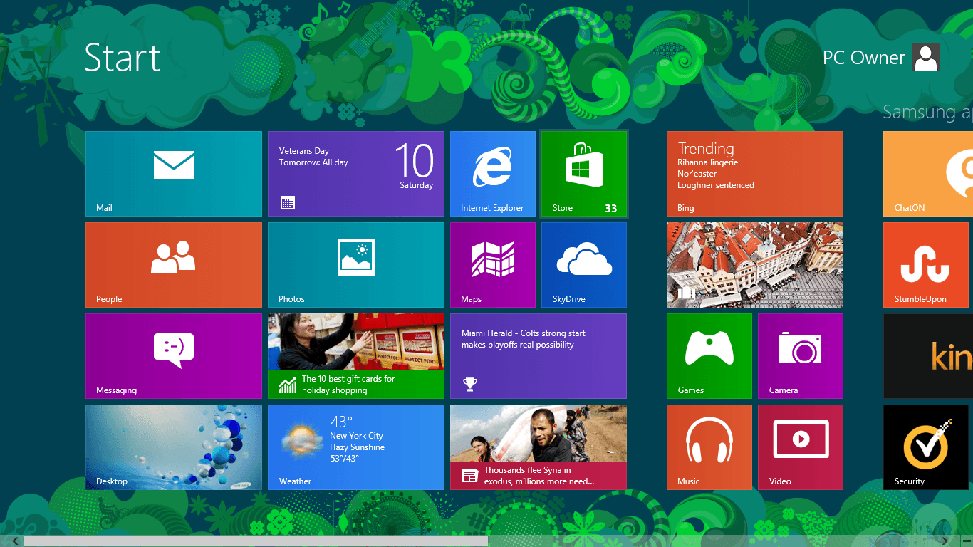 Windows 8 Start Screen | dotTech