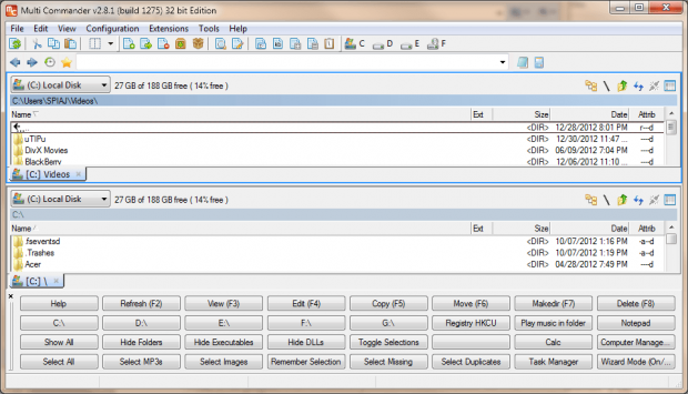 MultiCommander Screenshot | dotTech