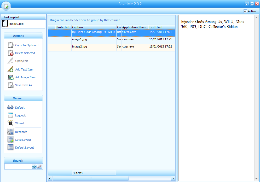 Save.Me Screenshot | dotTech