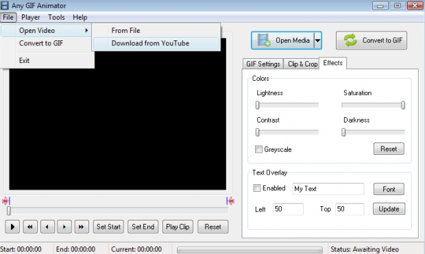 [Windows] Convert (transform) videos into animated GIFs using Any GIF ...