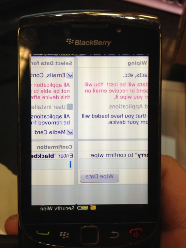 BlackBerry fail [Image] | dotTech