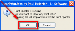 How to delete, erase, or clear all print jobs for printer on Windows ...