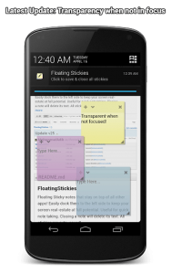 [Android] Floating Stickies brings always-on-top, dockable, resizable ...