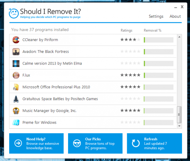 [Windows] Should I Remove It analyzes installed software and tells you ...