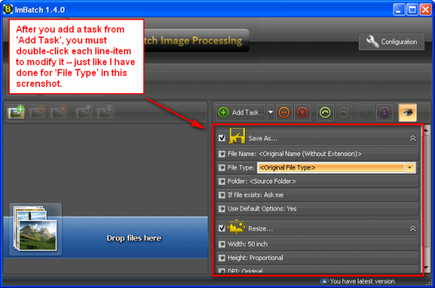 [Windows] ImBatch is an excellent batch image converter that also does ...
