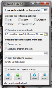 [Windows] Automatically perform an action when your system is idle with ...