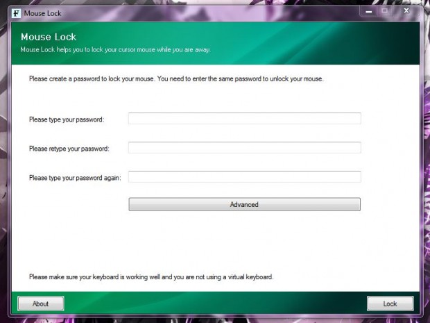 [Windows] Securely lock your computer and mouse cursor with Mouse Lock ...