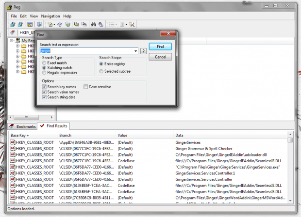 [Windows] Reg is an alternative registry editor that has more features ...
