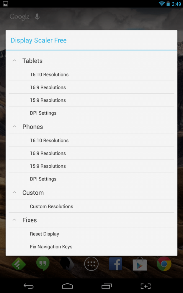 [Android] Change the display resolution and aspect ratio of your device ...