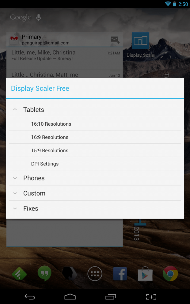[Android] Change the display resolution and aspect ratio of your device ...