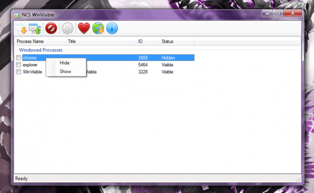 [Windows] Hide open windows and programs with NCS WinVisible | dotTech