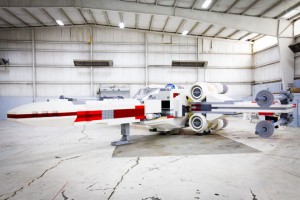 This life-size Star Wars X-Wing model is made of 5.3 million Lego ...