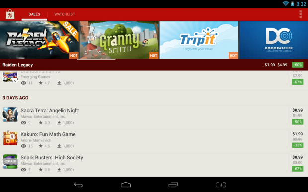 [Android] Find sales and discounts on apps and games in Google Play ...