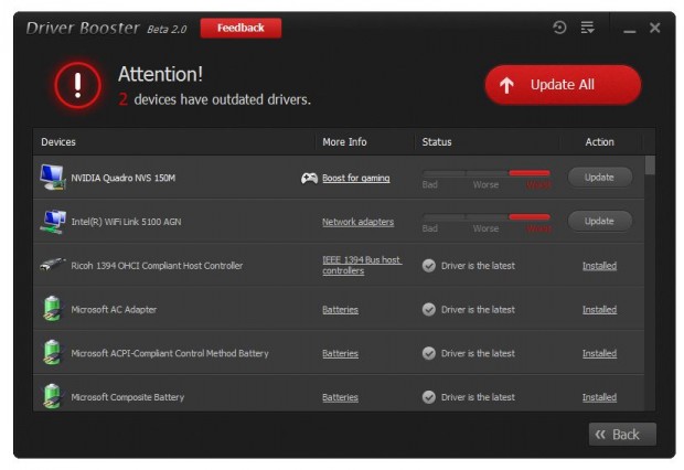 [Windows] Driver Booster makes it easy to update and install drivers ...