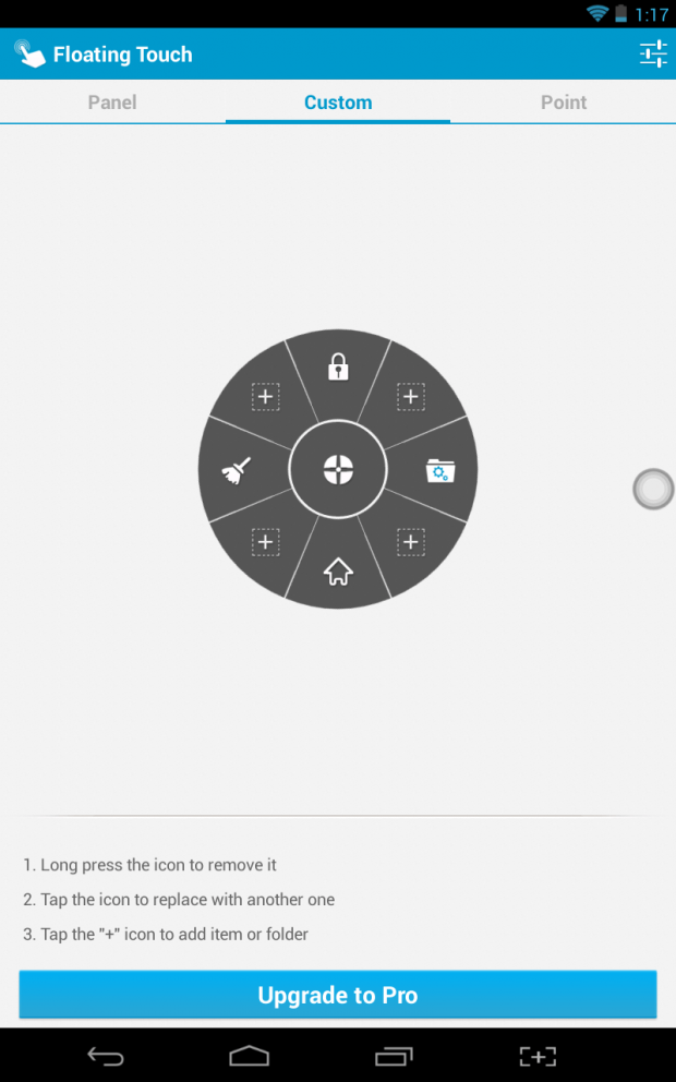[Android] Get quick access to standard actions and installed apps from ...