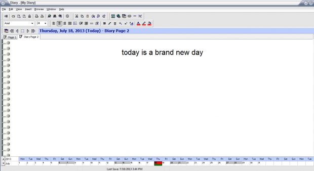[Windows] iDailyDiary is a portable diary/journal program that supports ...