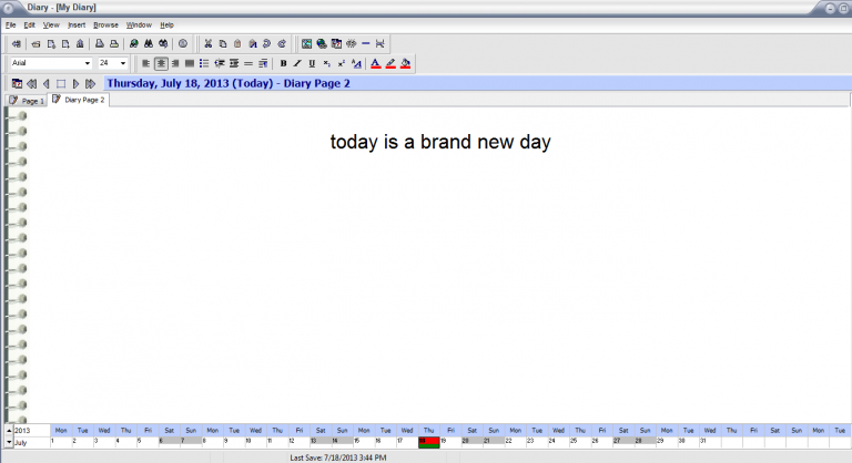 [Windows] iDailyDiary is a portable diary/journal program that supports ...
