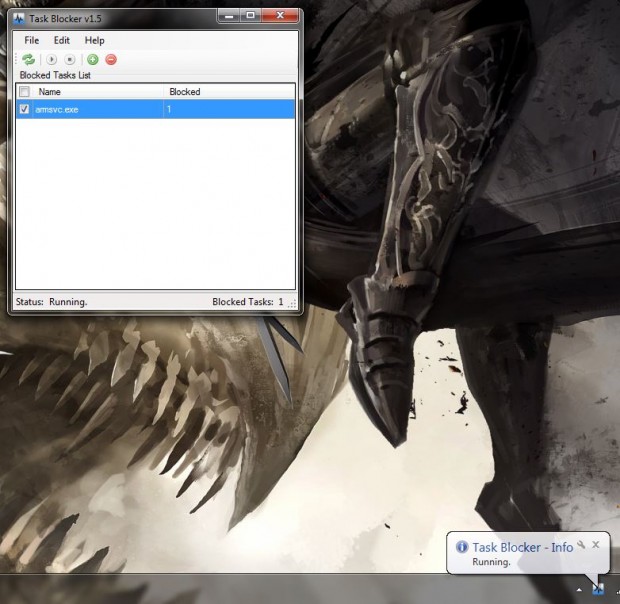 [Windows] Task Blocker monitors and automatically kills running ...