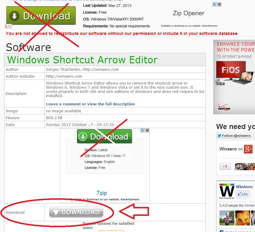 [Windows] Replace or remove the arrow icon on shortcuts with Windows Shortcut Arrow Editor | dotTech