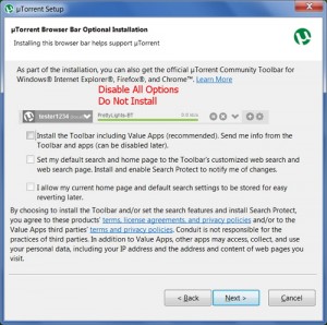 How to install uTorrent or BitTorrent without a toolbar [Guide] | dotTech