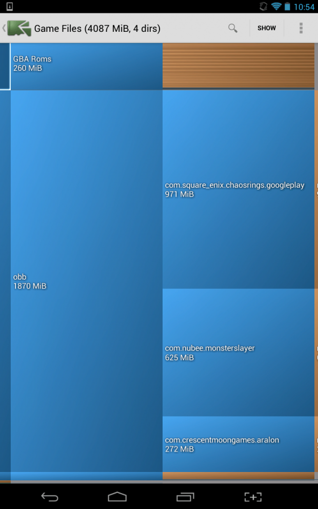 [Android] DiskUsage analyzes storage use, displays folders based on the ...