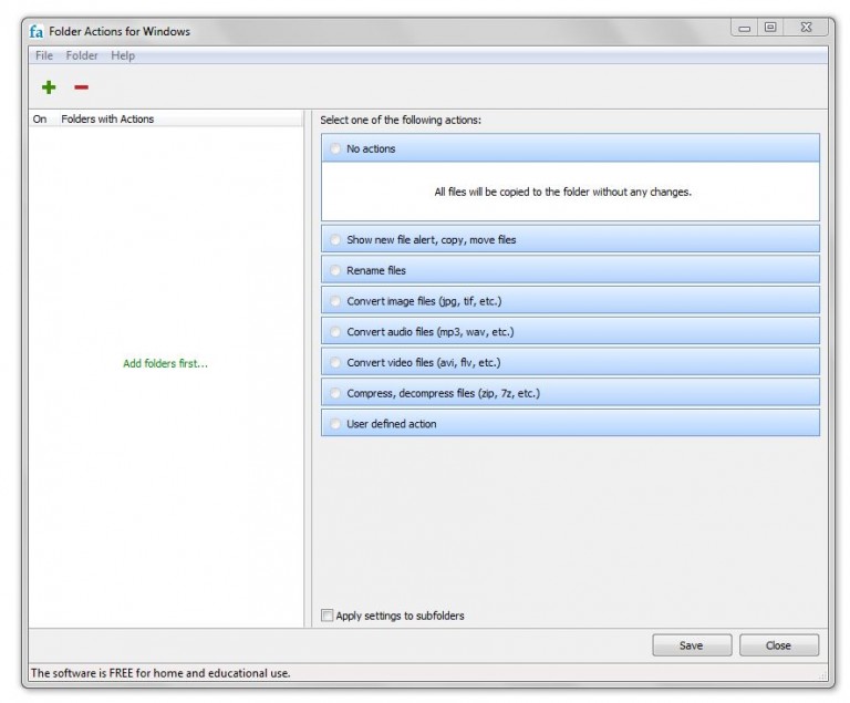 [Windows] Folder Actions allows you to automate various tasks by folders or directories | dotTech