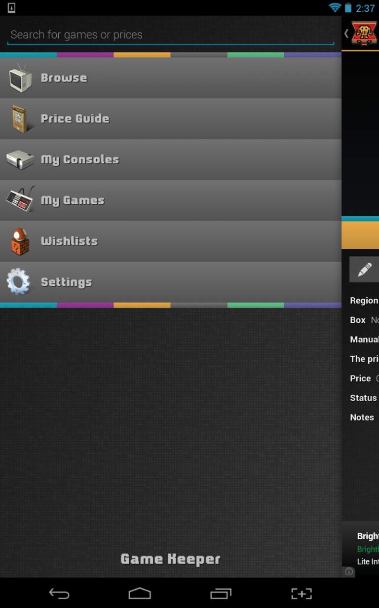 [Android] Keep track of your game collection with Game Keeper Library ...