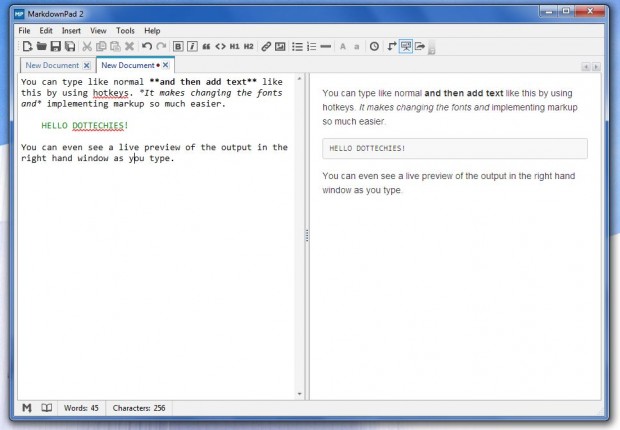 [Windows] MarkdownPad is a unique text editing tool, allows you to write text and then add HTML ...