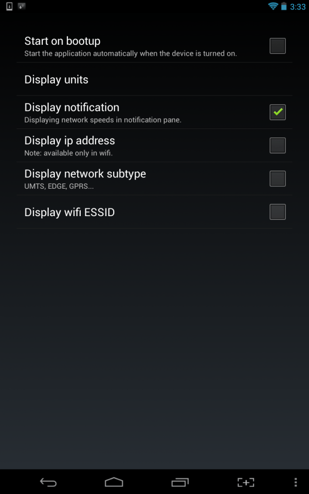 [Android] Network Speed is a simple data usage monitor for WiFi, 2G, 3G ...