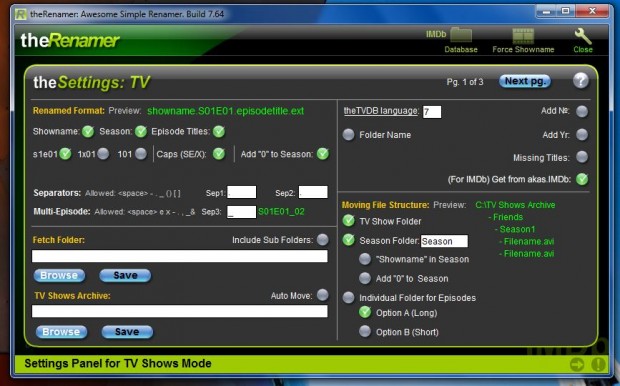 [Windows] The Renamer will automatically rename and organize downloaded ...