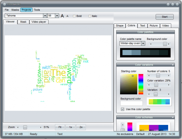 [Windows] Wordaizer lets you create artistic text-based pictures or ...